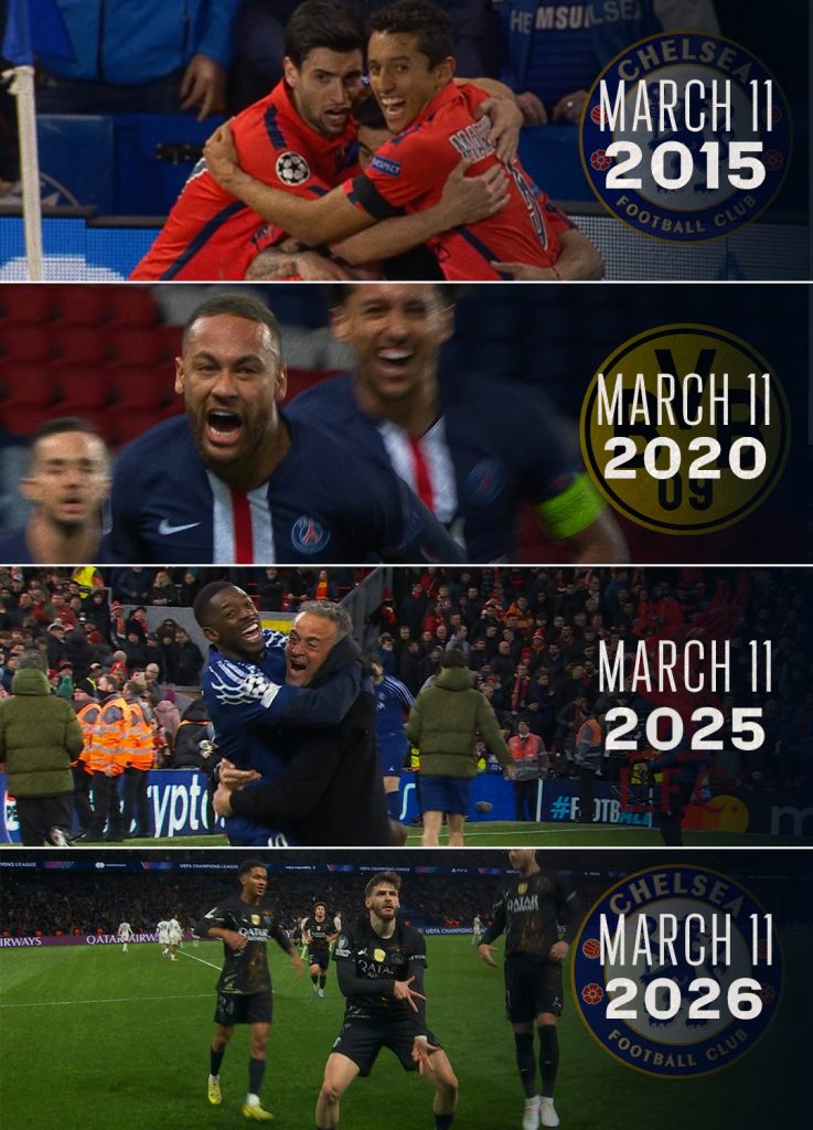 PSG’s March 11 Tradition Continues With 5–2 Victory Over Chelsea ...