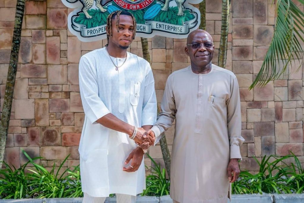 Samuel Chukwueze Visits Governor Alex Otti, Praises Progress in Abia ...